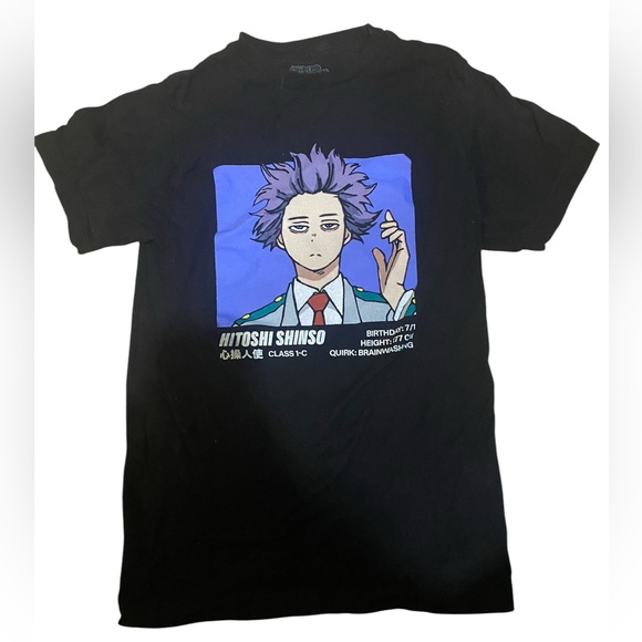 Hot Topic | Tops | My Hero Academia Hitoshi Shinso Mha Anime Shirt ...